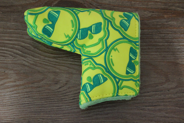 SWAG Yellow Waste Management Stacked Skulls Headcover – CaddyStash