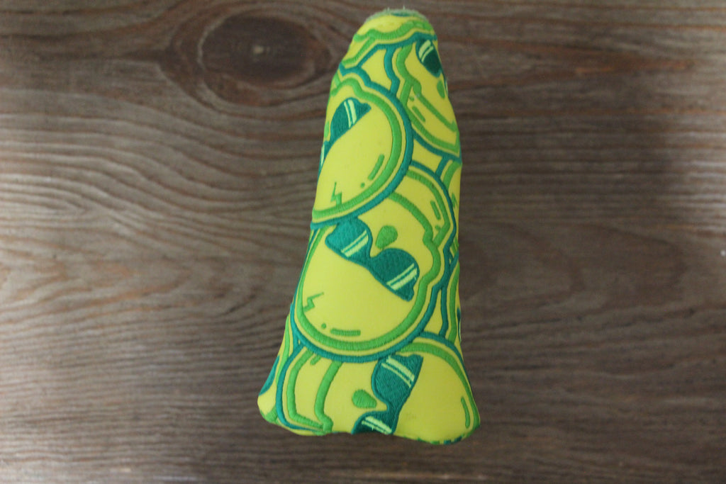 SWAG Yellow Waste Management Stacked Skulls Headcover – CaddyStash